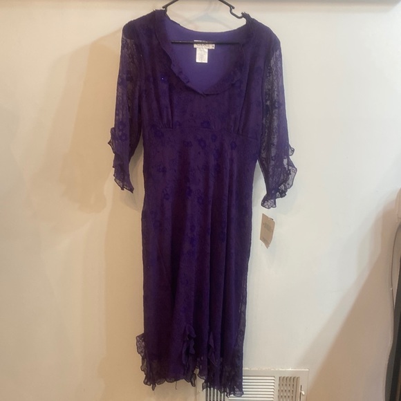 CDC | Dresses | Cdc Purple Lace Dress | Poshmark